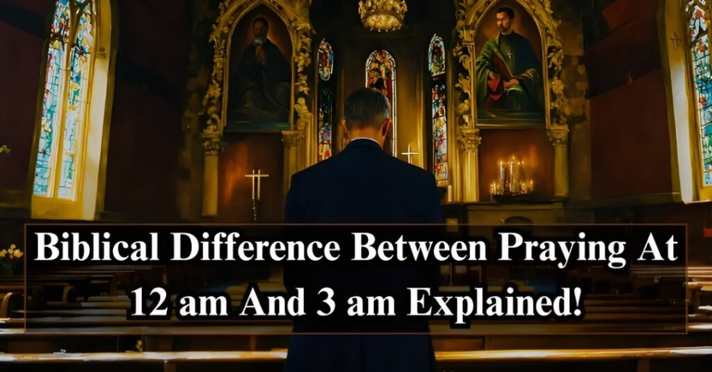 Biblical Difference Between Praying 12am vs 3am [Explained]